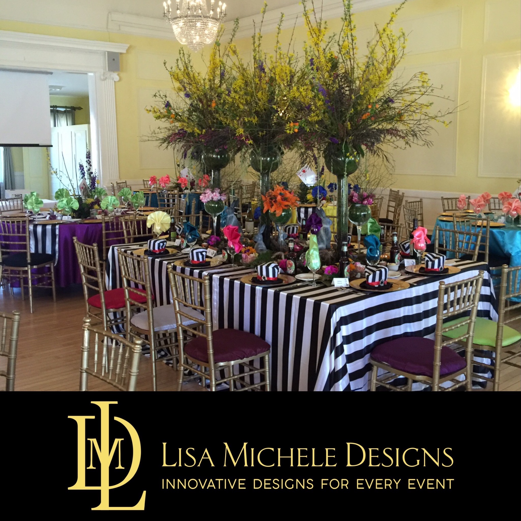 The Mad Hatter Themed Corporate Event – lisamicheledesigns.com